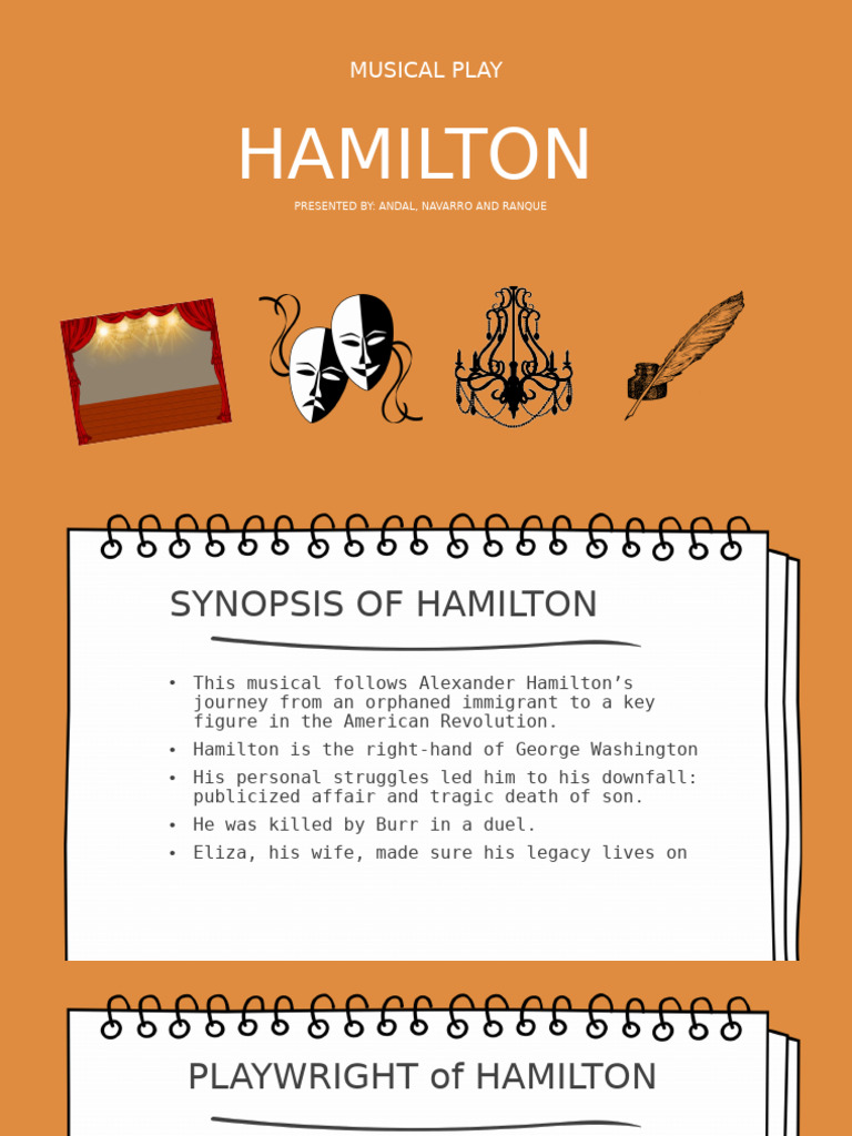 HAMILTON - Play Production Review | PDF
