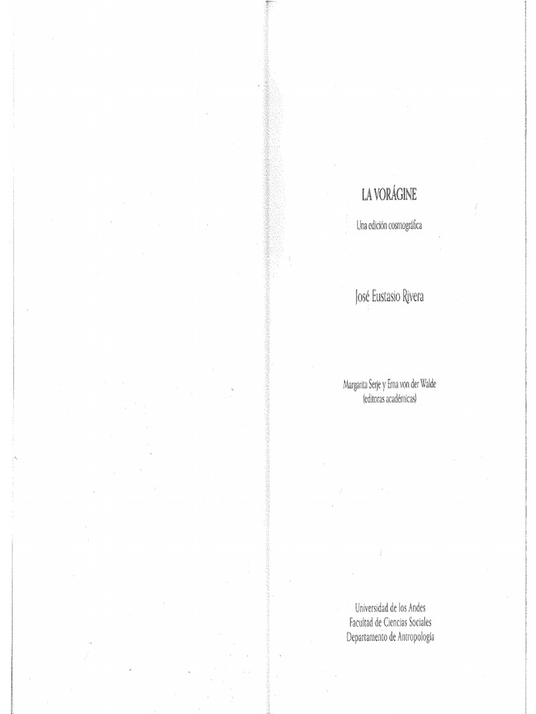 La Voragine. Textos Anexos | PDF