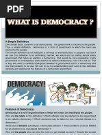 Understanding Democracy: Key Features and Merits | PDF | Democracy | Political Ideologies