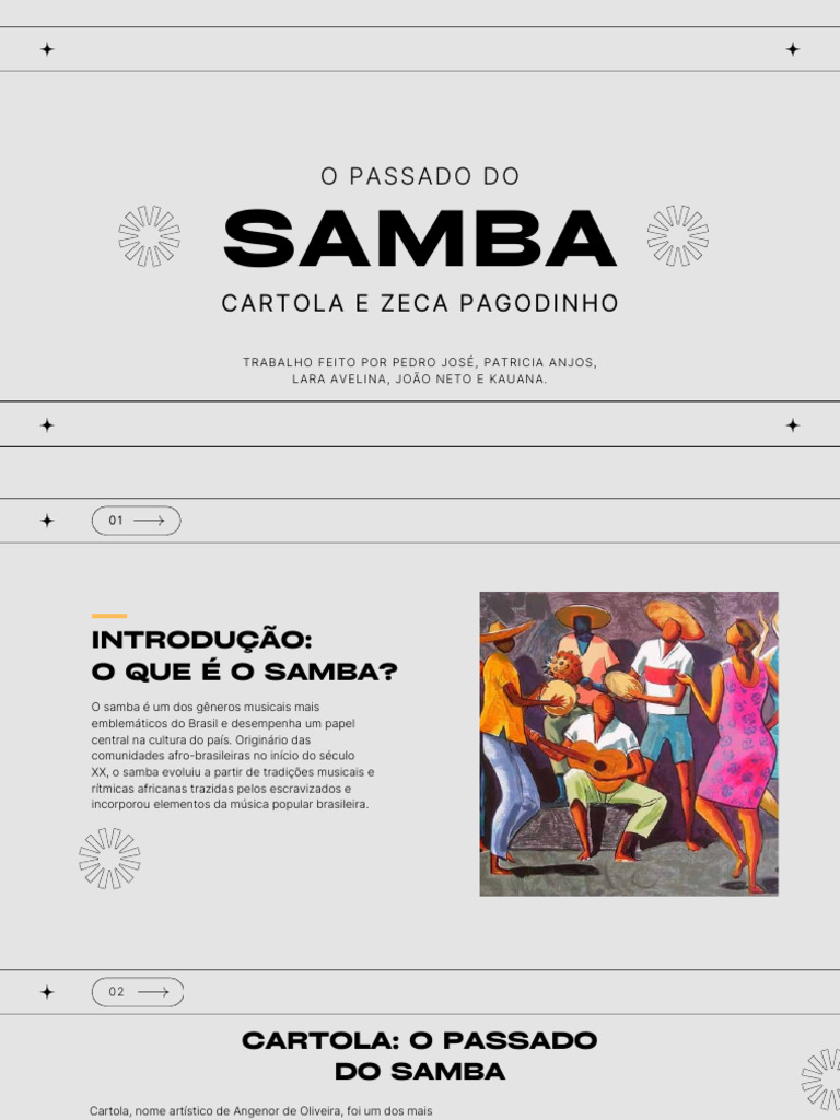 O Passado e o Presente Do Samba PDF | PDF