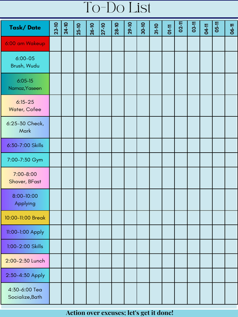 Student Assessment Records Worksheet in Blue Palette Bold Style | PDF