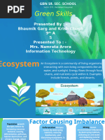 Green Skills for Class 9: Key Notes | PDF | Environmental Degradation ...