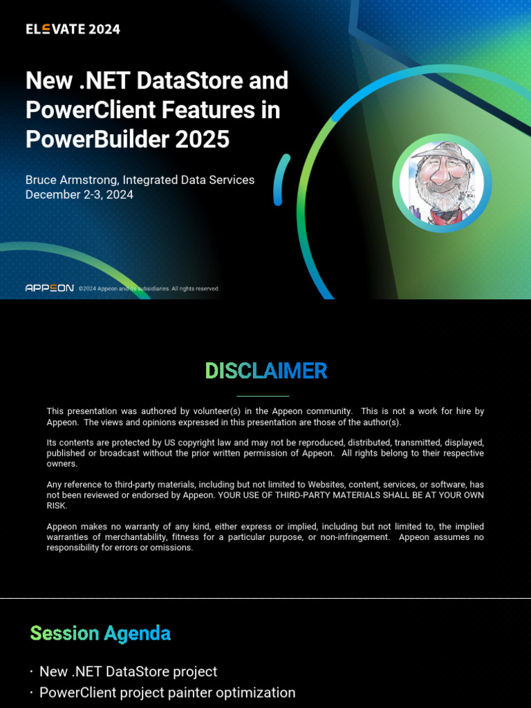 Elevate 2024 - New .NET DataStore and PowerClient Features in PowerBuilder 2025 | PDF | Software ...