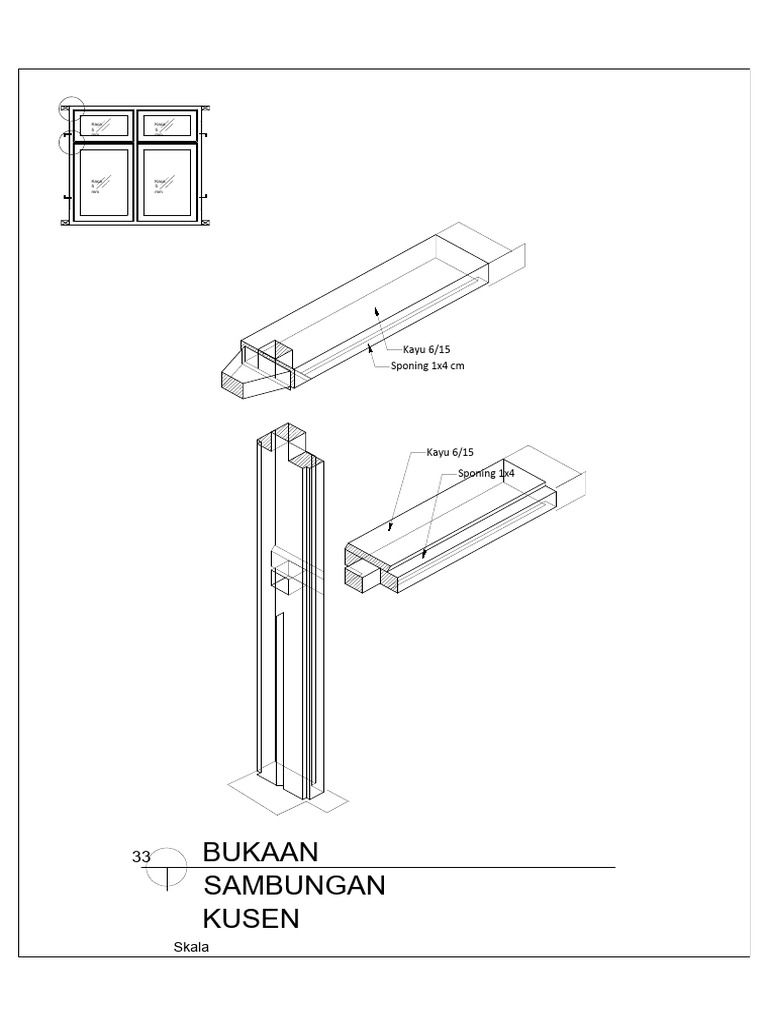 Sambungan Kusen | PDF