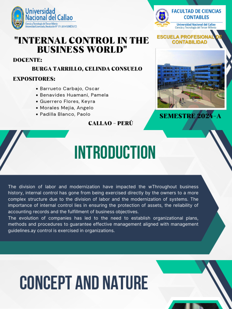 Internal Control | PDF | Internal Control | Internal Audit