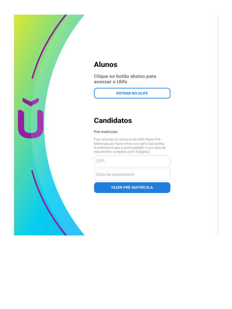 Ulife Aluno UNISUL | PDF