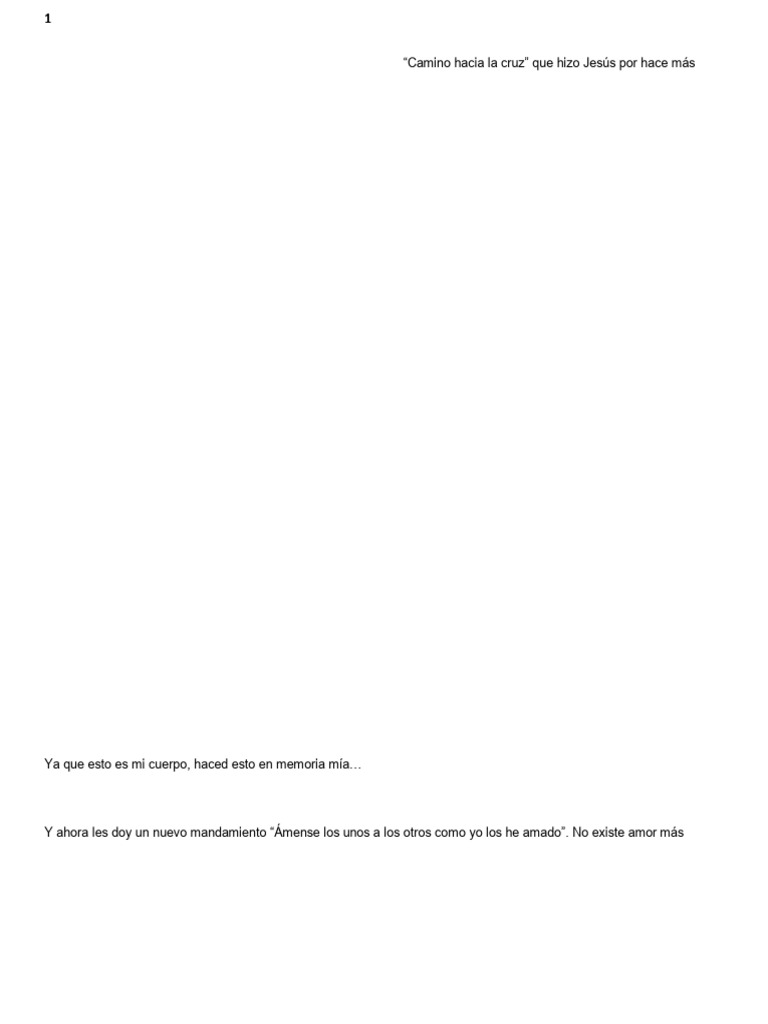 3 Escenificación Vía Crucis | PDF | Jesús | Oración