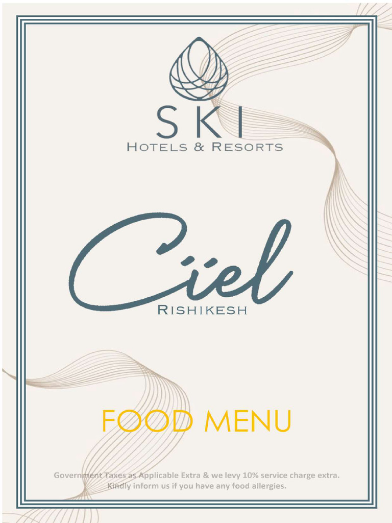 CIEL FINAL MENU mLUC872 | PDF