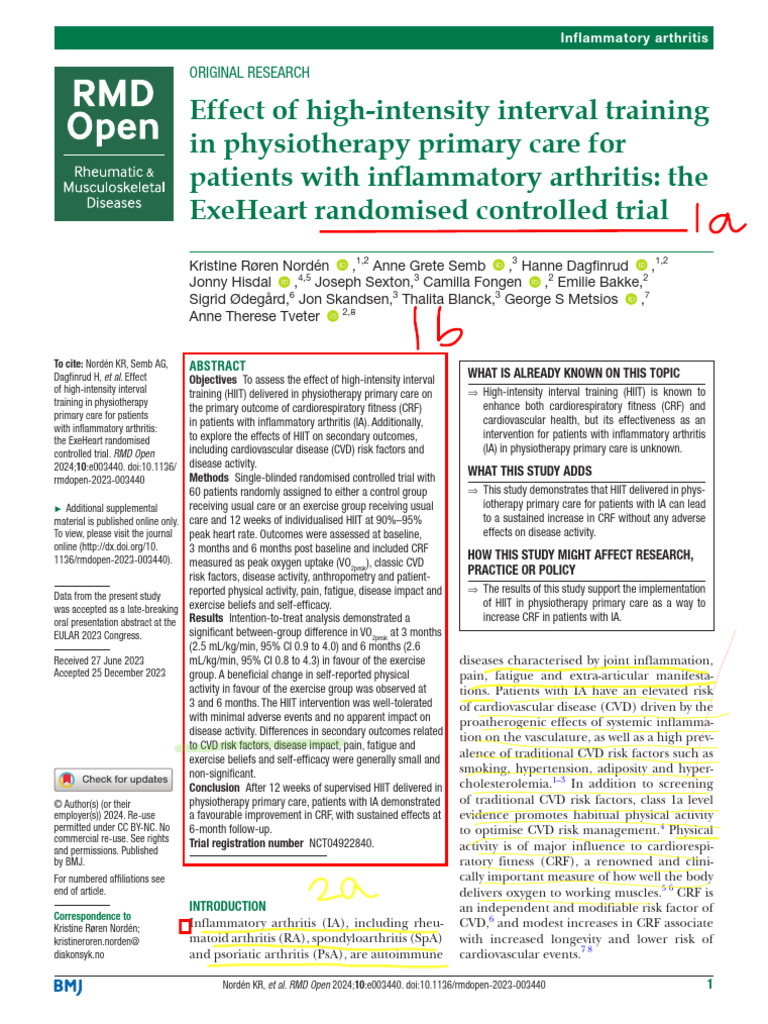 Hahha | PDF | High Intensity Interval Training | Cardiovascular Diseases