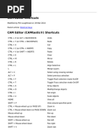 2022 Tekla Structures EN KB Shortcuts Flyer | PDF | Keyboard Shortcut | Control Key