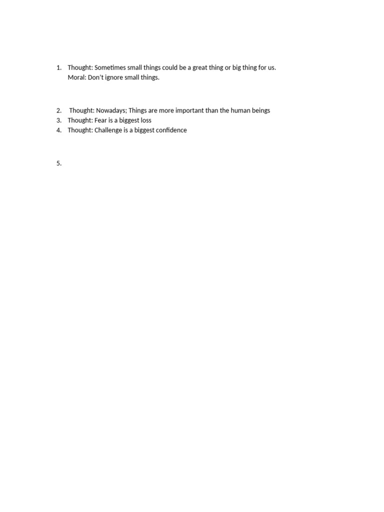 Thought | PDF