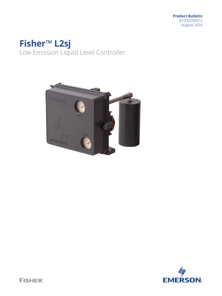 Product Bulletin Fisher l2sj Low Emission Liquid Level Controller en ...