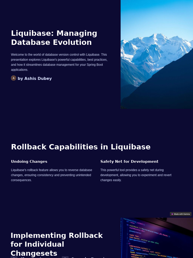 Liquibase Database Management Guide | PDF | Databases | Version Control