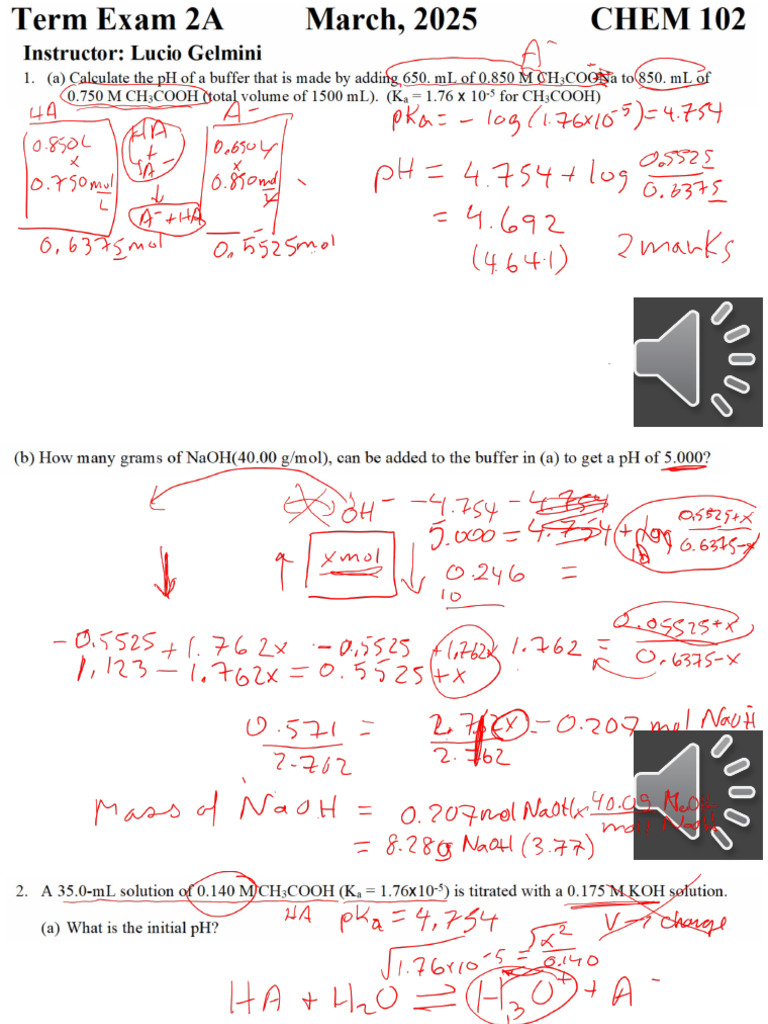Answer Key Term Exam 2 (Powerpoint) | PDF