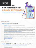 GST Compliance Calendar 2025-2026 | PDF | Government Of India | Taxes