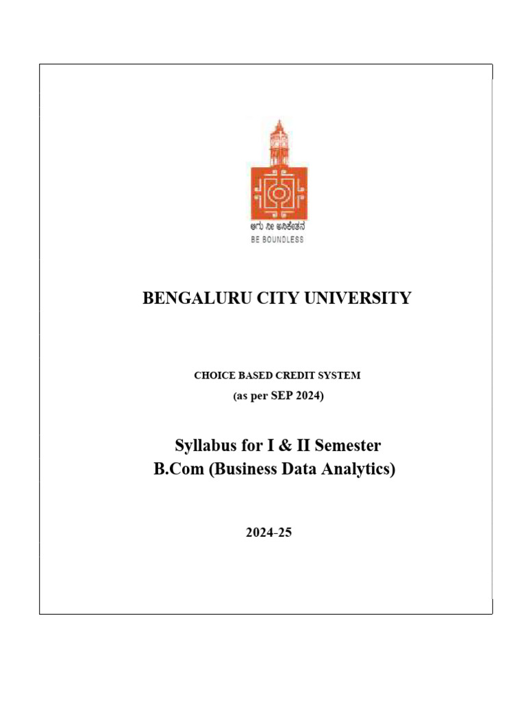 BDA Syllabus SEP | PDF | University And College Admission | Thesis
