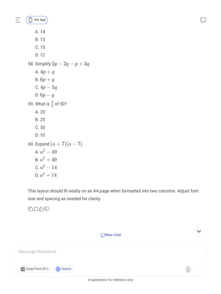DeepSeek - Into The Unknown | PDF