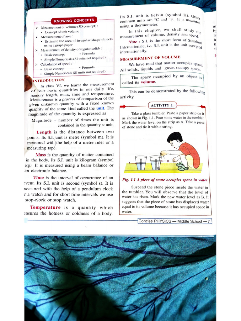 Phy Ch-1 Class 7 | PDF