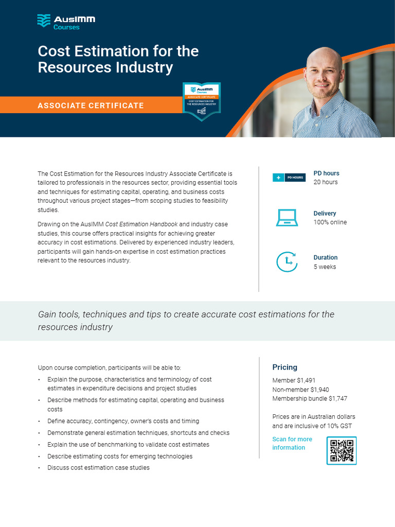 Cost Estimation For The Resources Industry 2025 | PDF