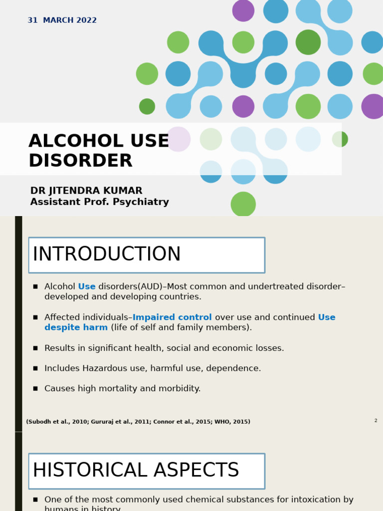 Understanding Alcohol Use Disorder | PDF | Benzodiazepine | Alcoholism