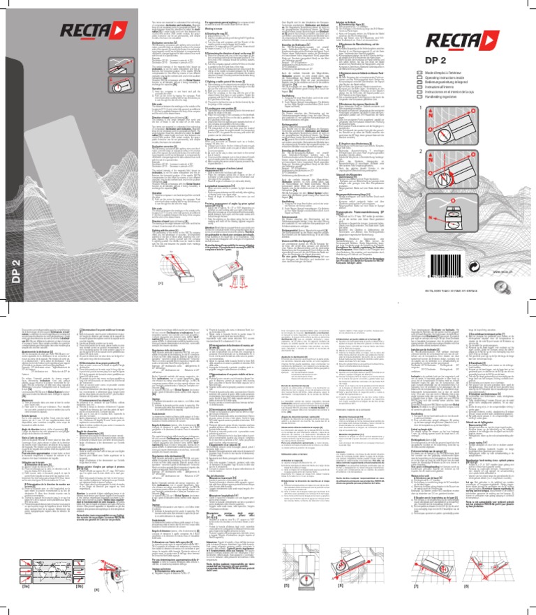 RECTA DP 2 Instruction Manual | PDF | Compass | Navigation