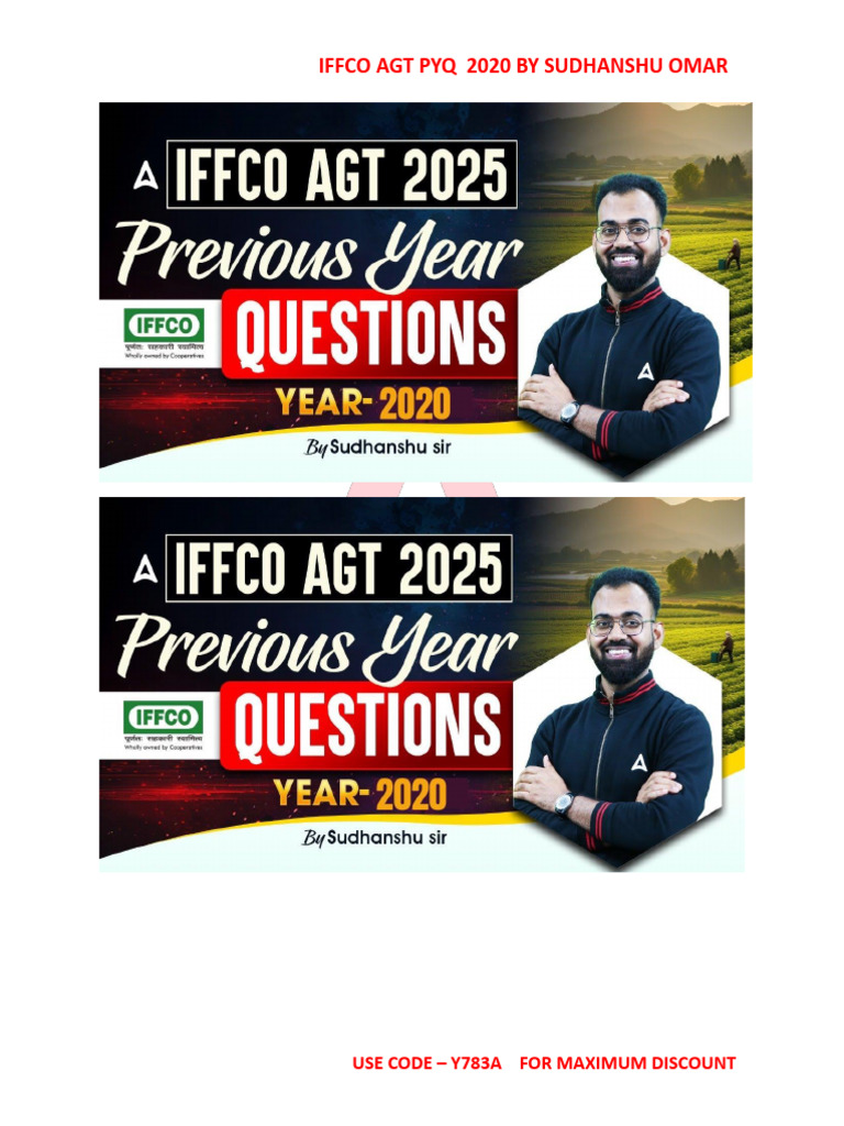 IFFCO PYP 2020 by Sudhanshu | PDF | Soil | Agriculture