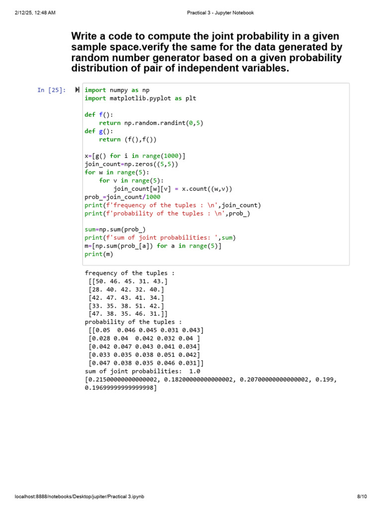 Practical 8-9 - Jupyter Notebook | PDF | Mean Squared Error | Bias Of An Estimator