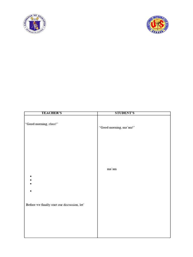 Detailed Lesson Plan in Tle 7 | PDF | Kitchen | Lesson Plan
