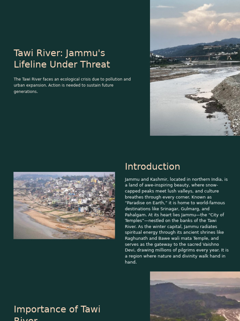 Tawi River: Jammu's Ecological Crisis | PDF | River | Waste