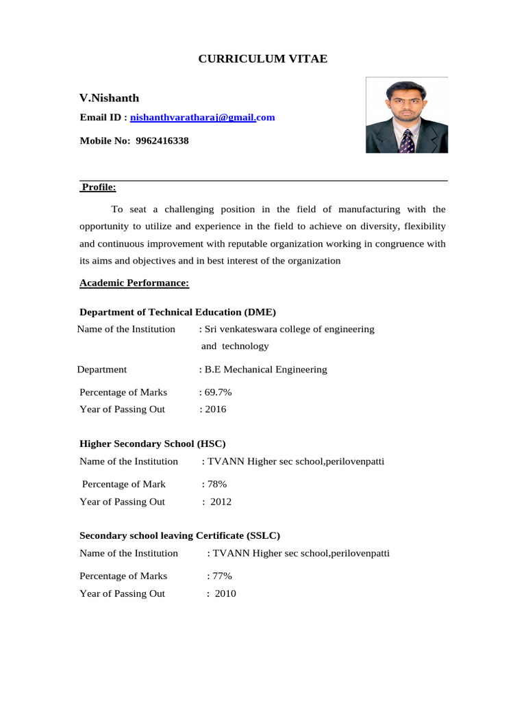 Babu Resume New | PDF