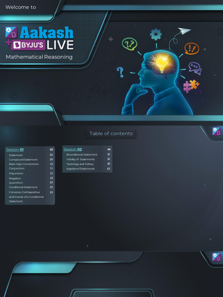 Mathematical Reasoning - en | PDF | Metalogic | Logic