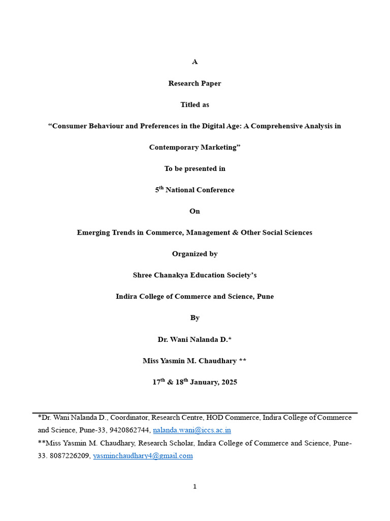 Consumer Behavior in the Digital Age | PDF | Consumer Behaviour | Behavior