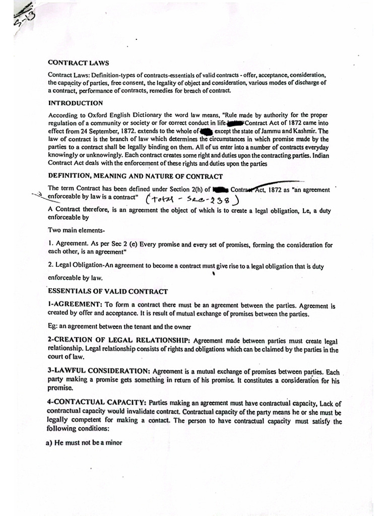 contract laws | PDF