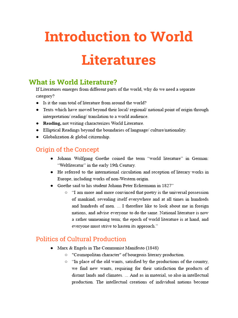 Compiled Notes Mse World Lit Pdf 8068