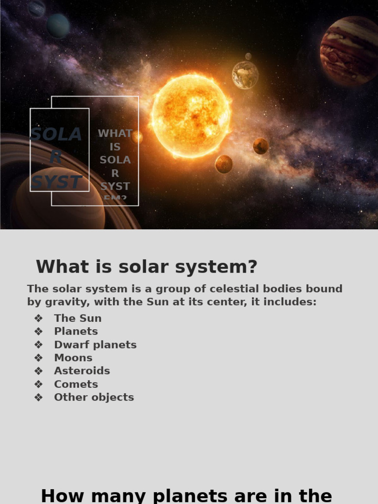 What Is Solar System | PDF