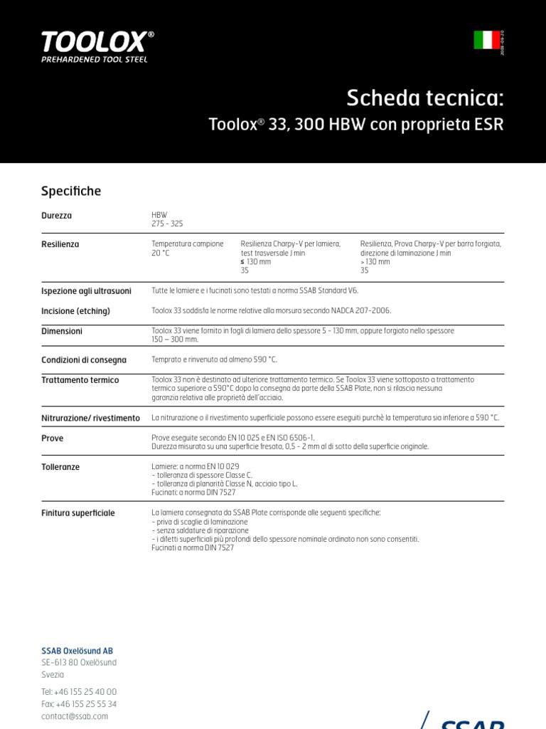 033 Datasheet Toolox 33 IT | PDF