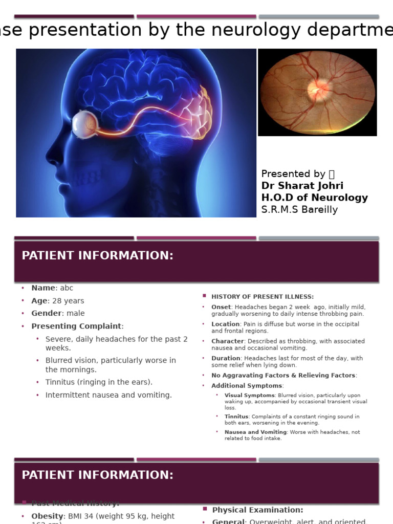 Idiopathic Intracranial Hypertension Overview | PDF | Cerebrospinal ...