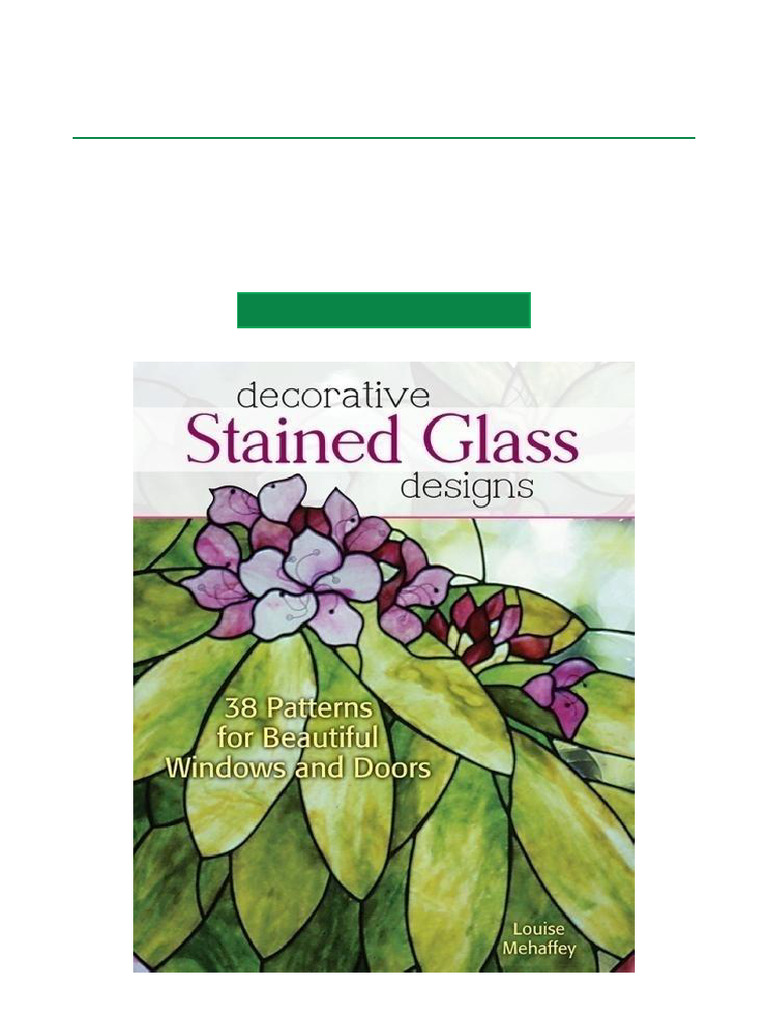 Free Download: Stained Glass Patterns | PDF