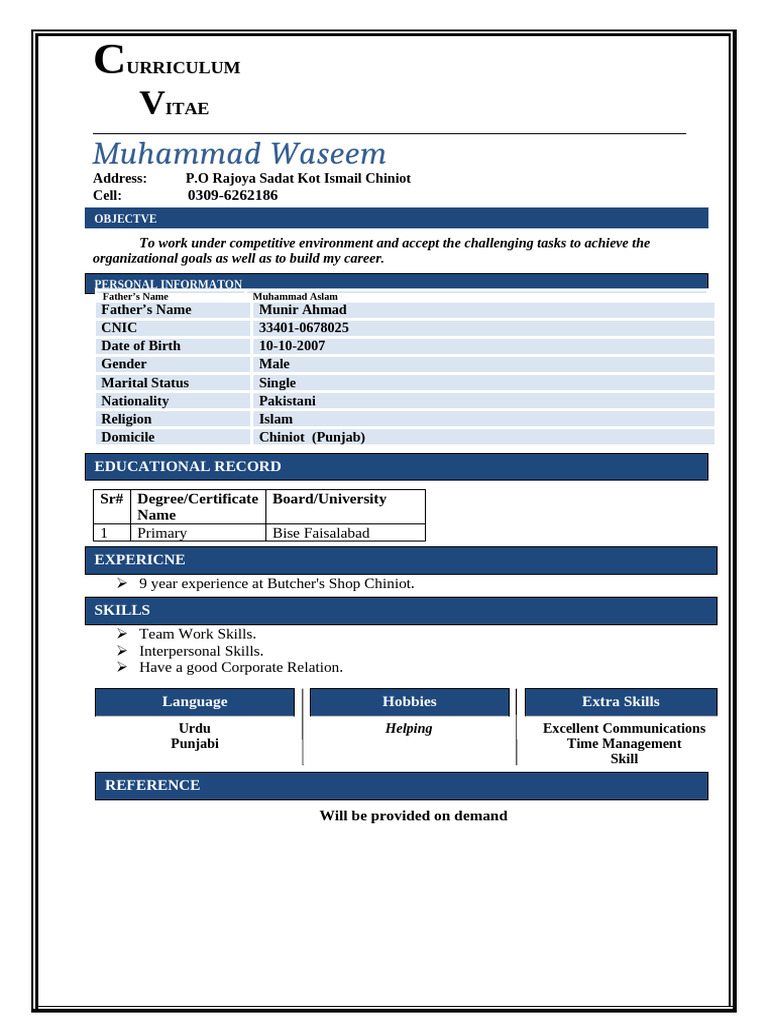 Muhamamd Waseem | PDF