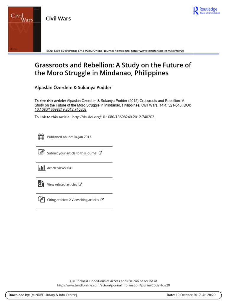 [UBJP] Grassroots and Rebellion A Study on the Future of the Moro ...