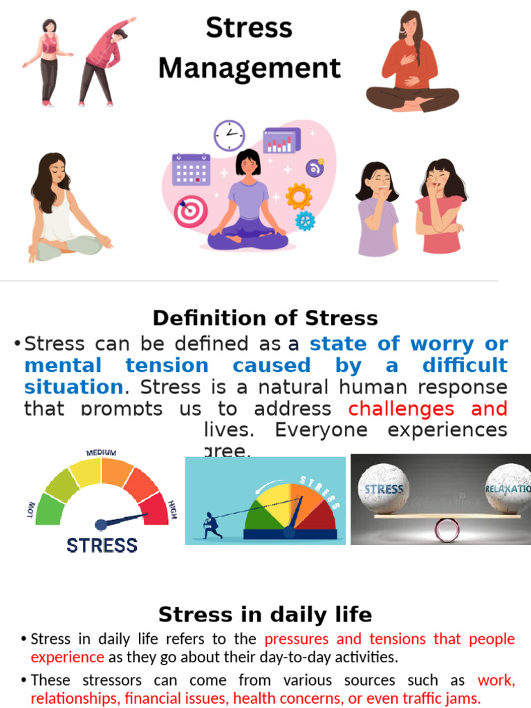 Understanding and Managing Stress | PDF | Stress (Biology) | Anxiety