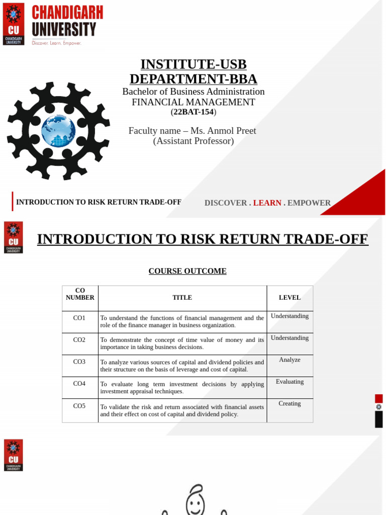1.2.6 Risk Return Tradeoff | PDF | Investing | Risk