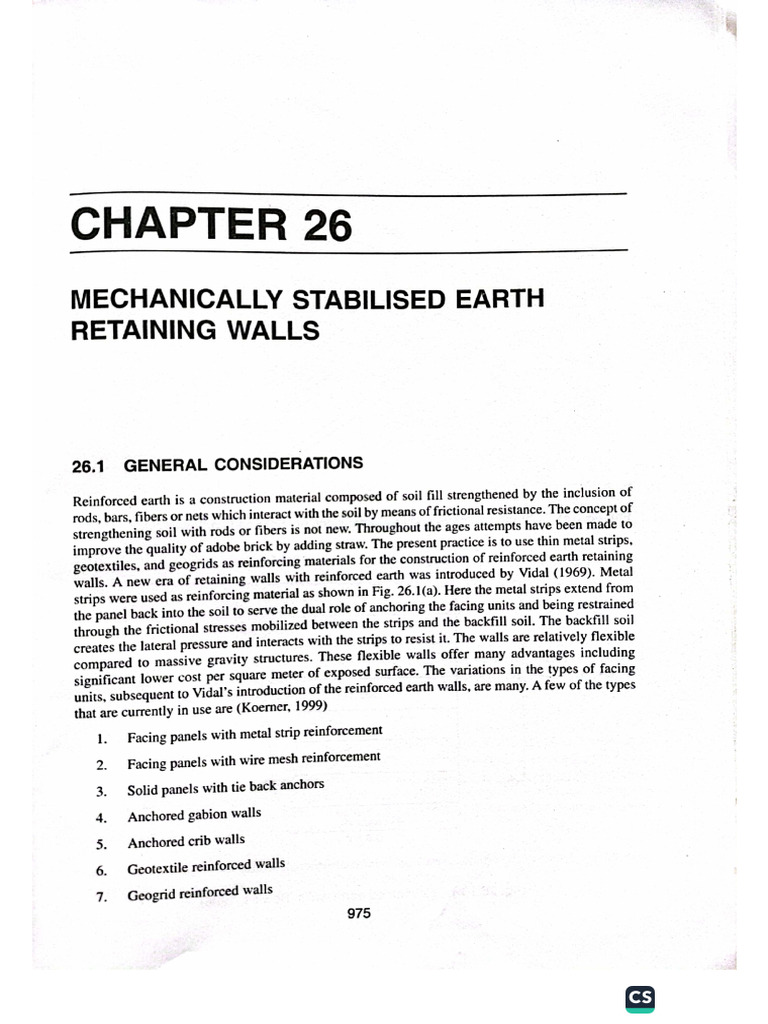 MSE Wall Design | PDF