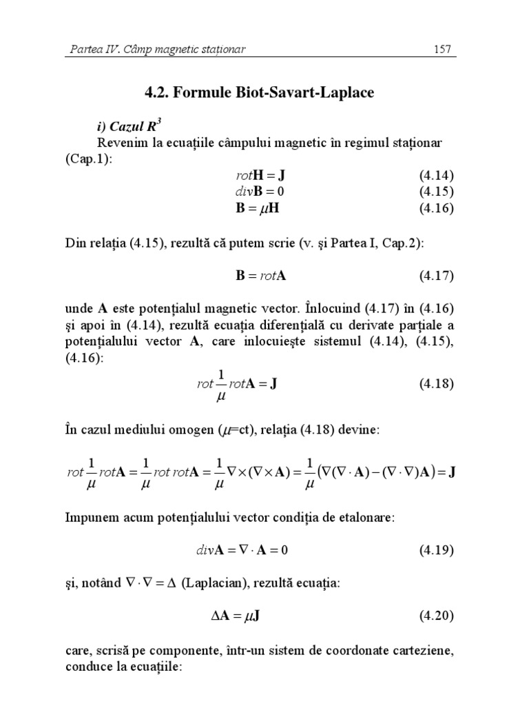 Legea Biot Savart Laplace | PDF