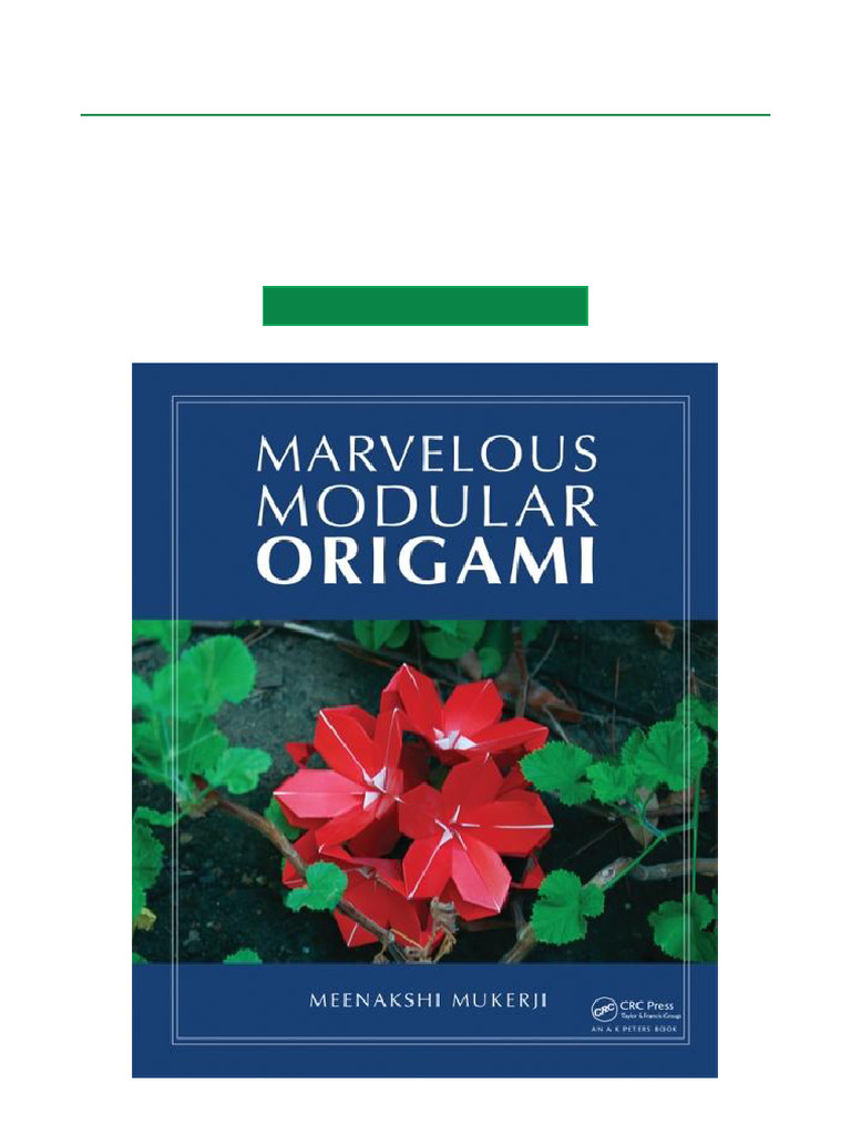 Marvelous Modular Origami - 1st Edition Final Version Download | PDF