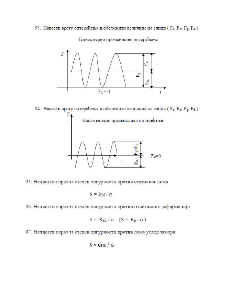 Masinski Elementi Zadaci Teorija | PDF