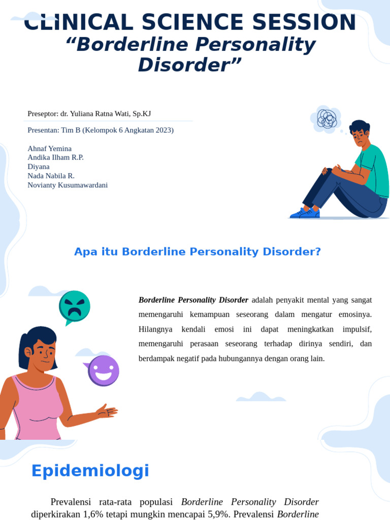 Borderline Personality Disorder | PDF