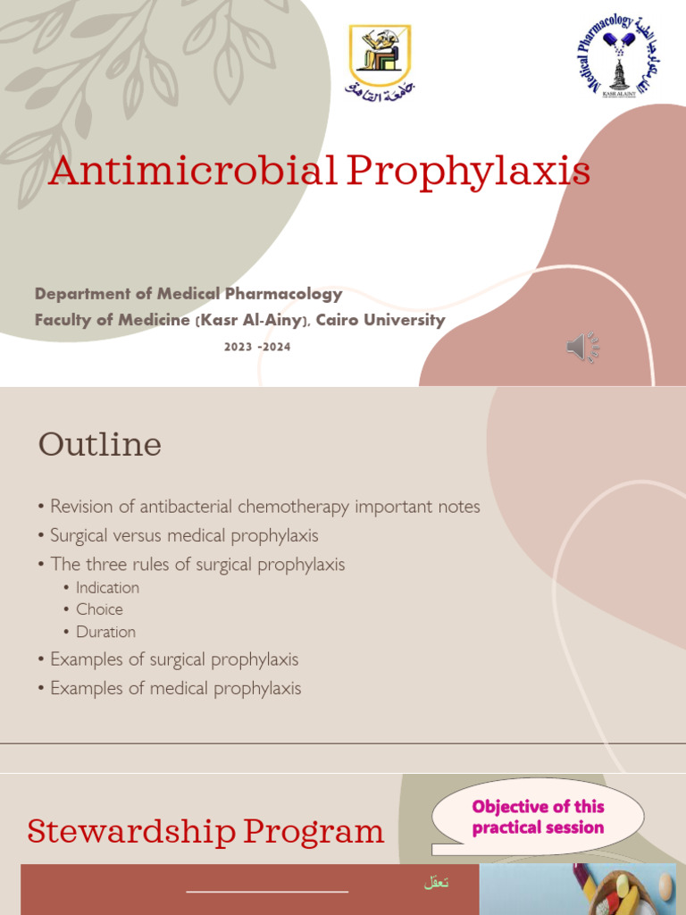 Antimicrobial Prophylaxis Guidelines | PDF | Antimicrobial | Penicillin