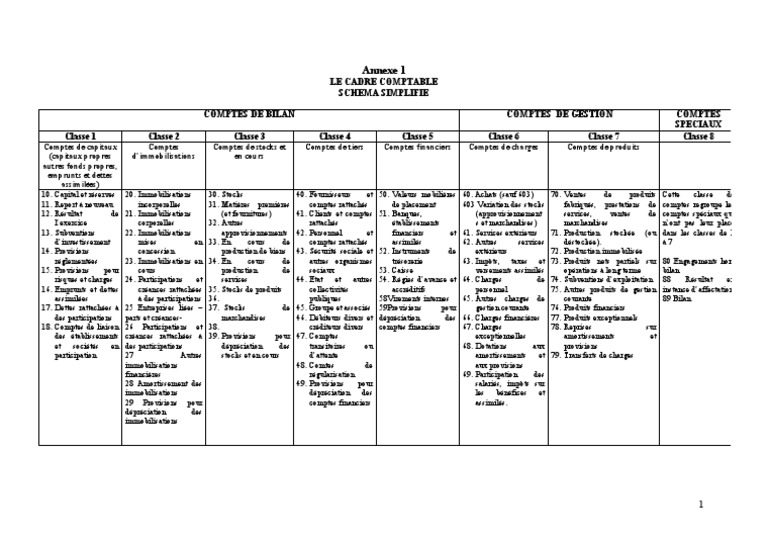 Plan Comptable (Simplifié) | Download Free PDF | Les sociétés | Business