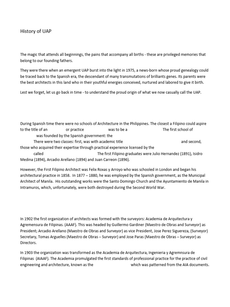 History-of-UAP | PDF | Philippines